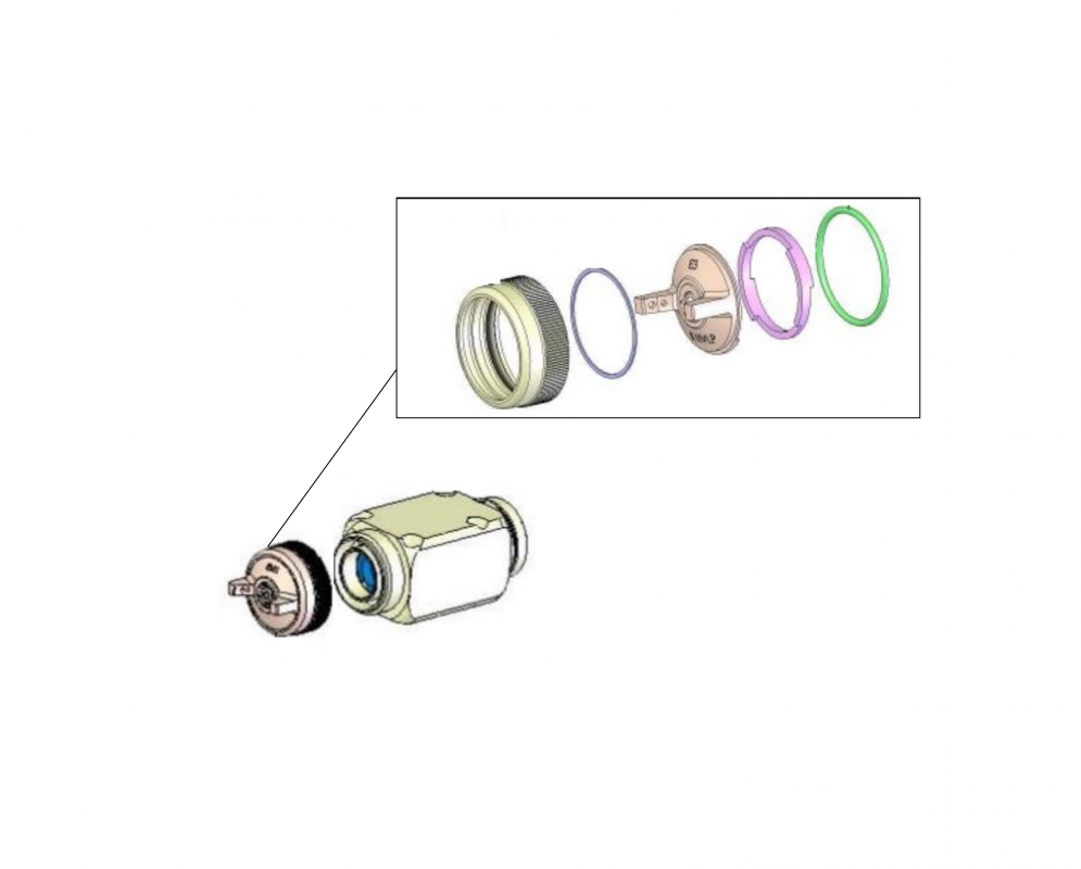 Zerstäuberkopf für A35 HPA EN 3L Pistolenserie - Shop Kremlin